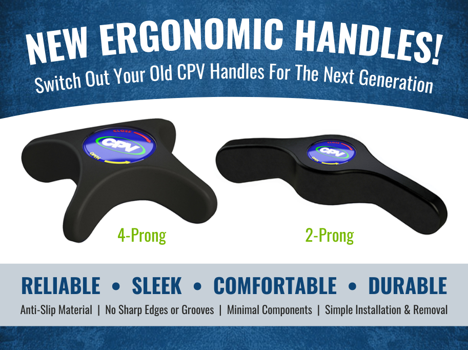 New Ergonomic Valve Handles - CPV Manufacturing